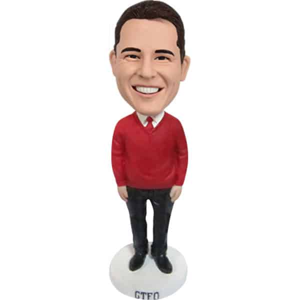 Custom Bobbleheads Casual Cheap, Personalized Bobblehead- Bbobbler