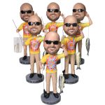 Custom Fishing Bobblehead Fisherman from Photo - Bbobbler
