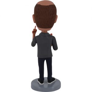 Custom bobbleheads with middle finger - Bbobbler