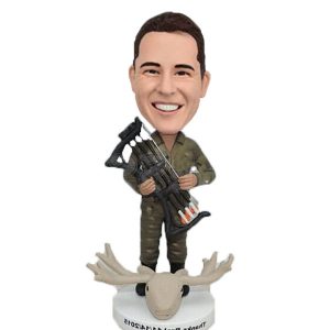 Custom personalized hunter hunting bobblehead - Bbobbler