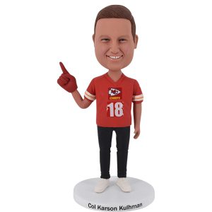 Personalized Bobbleheads Kansas City chiefs fans - Bbobbler
