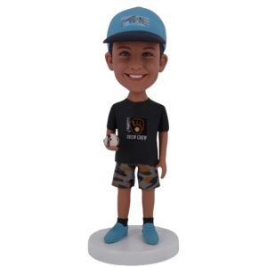 Kid Baseball Bobblehead from Photo - Bbobbler