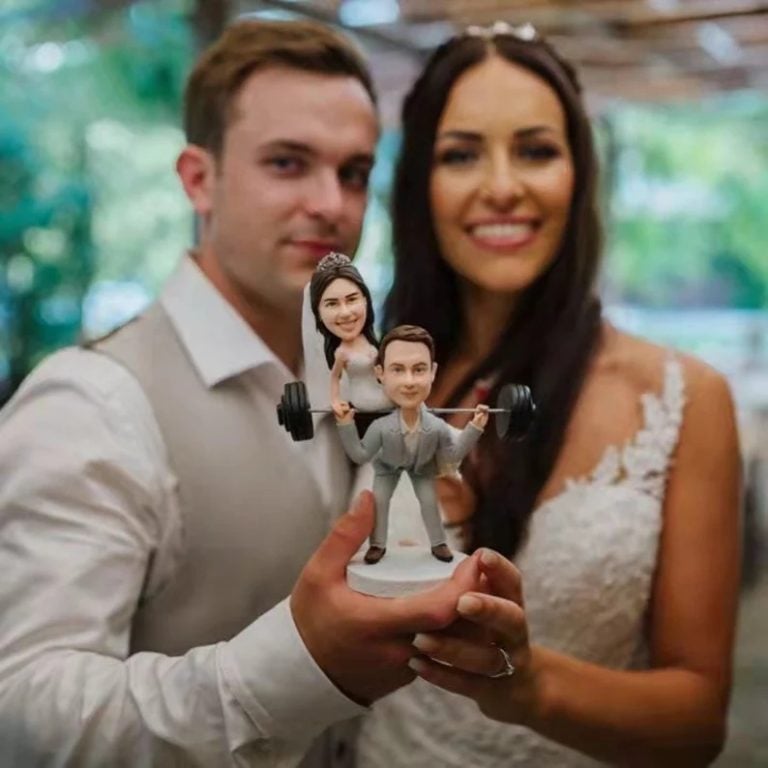 Custom Bobblehead Wedding Cake Toppers - Bbobbler