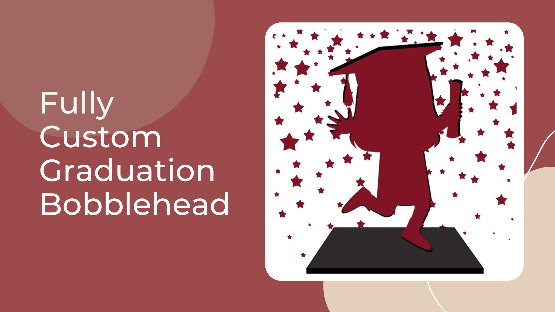 Male Graduation Bobblehead - Bbobbler