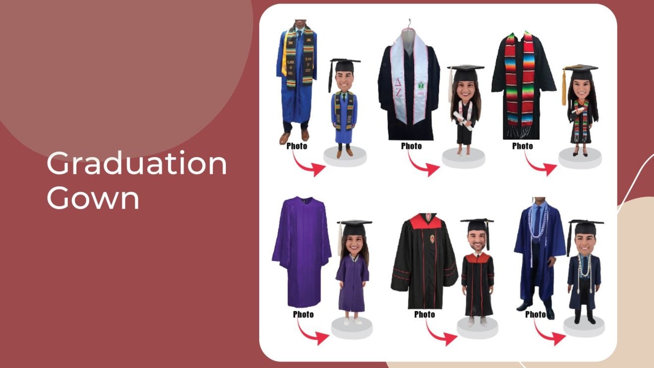 Graduation Bobbleheads Custom 2026 from Photo - Bbobbler