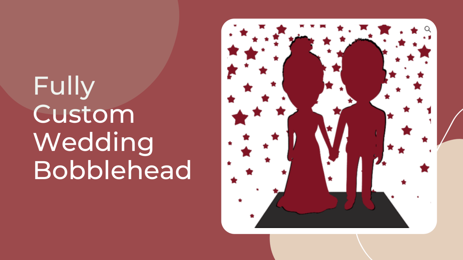 MMA Wedding Bobbleheads Boxing Champion wrestler Cake Toppers - Bbobbler