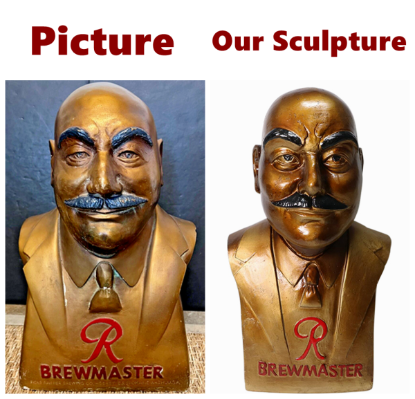 Half Statue Bobblehead custom from Photo Bronze - Bbobbler