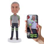 Engineer Bobblehead Custom for construction workers- Bbobbler