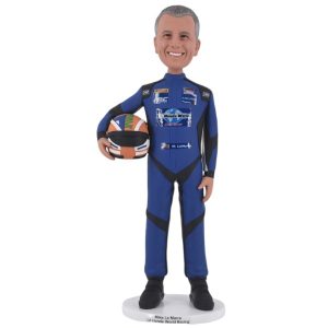 Racing Driver Bobblehead Custom Race car - Bbobbler